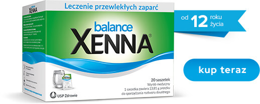 Zestaw XENNA balance - leczenie przewlekłych zaparć, saszetki, 3 x 6 ...